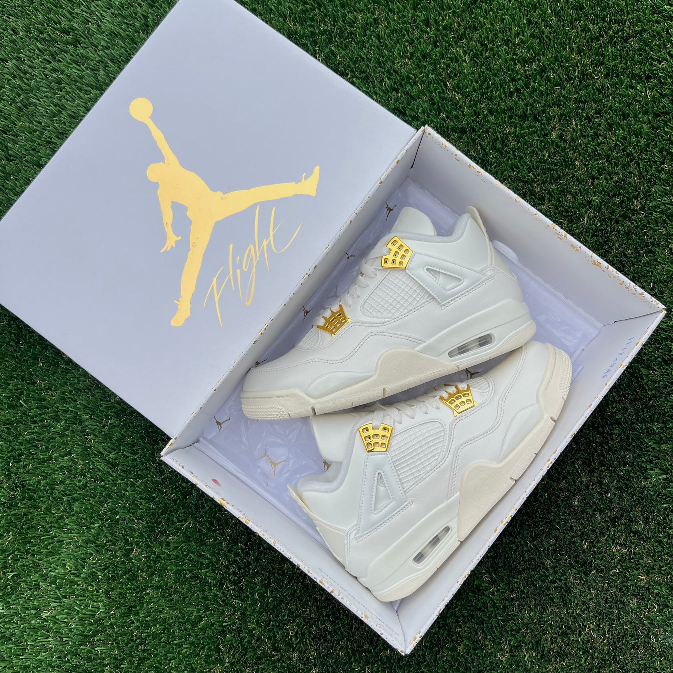JORDAN 4 “METALLIC GOLD” – sneakervault.nz